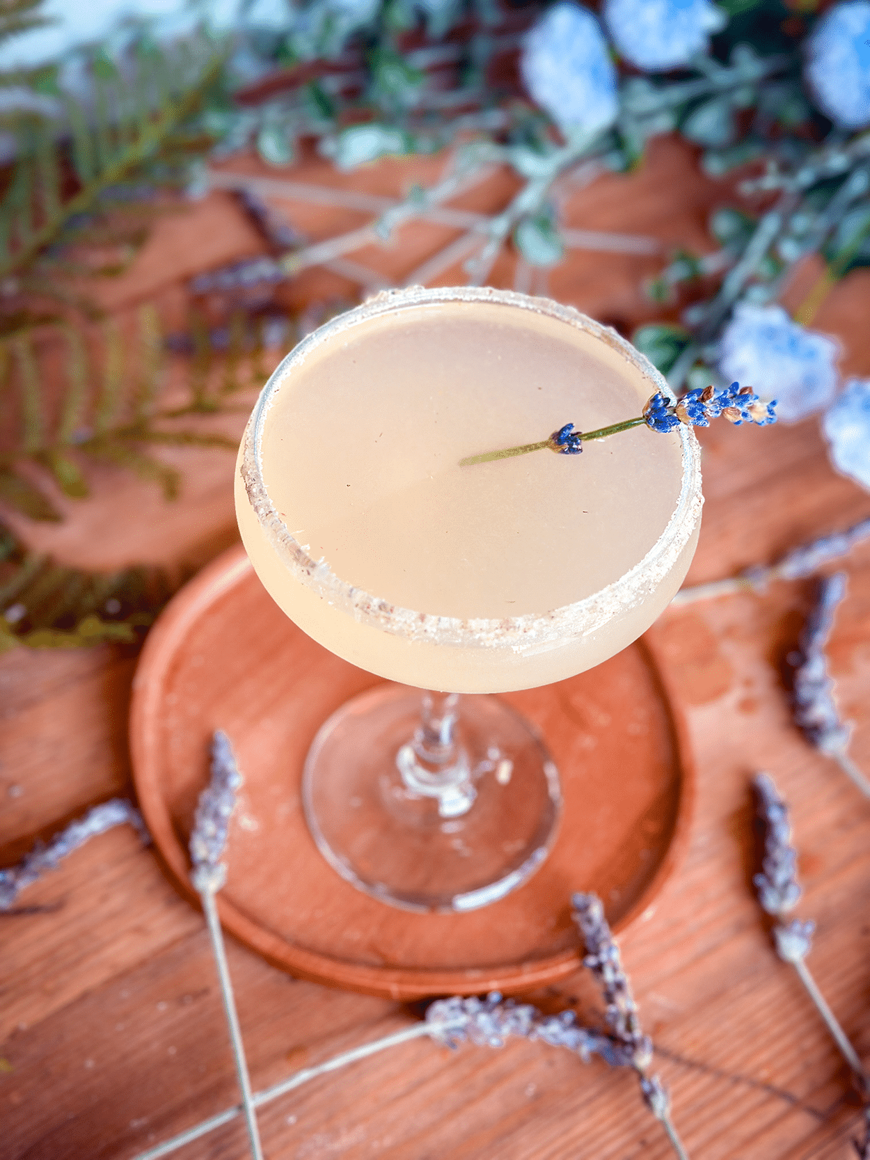 How to Make a Lavender Salty Dog with Fennel Bitters and Citrus