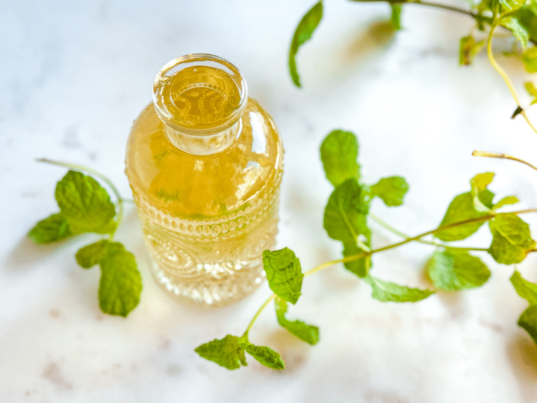 Easy Mint Simple Syrup Recipe and Cocktails to Use It In